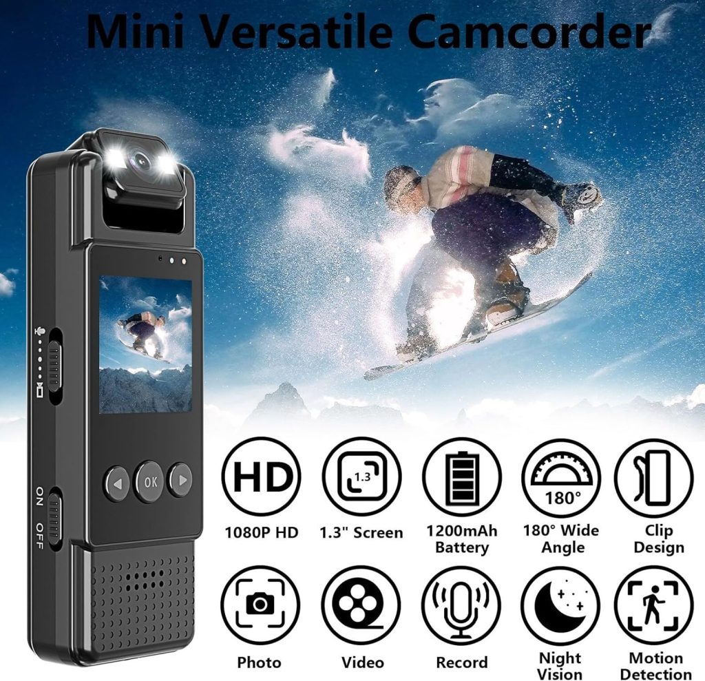 L12 MINI BODY CAMERA WIFI VIDEO RECORDER 1080P WEARABLE NIGHT VISION ...